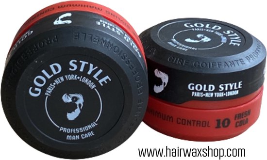 Gold Style Fresh Cola-Hair Styling Wax- Haar Wax- Haar Gel-Gold Style ...