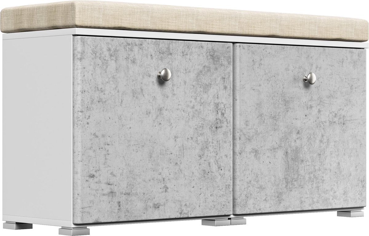 Halbank Dominic Beton | bol.com