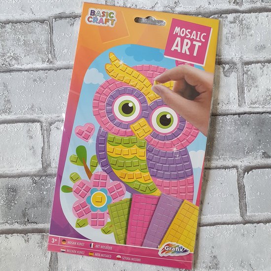 Mosaic art, Mozaïk setje uil | bol