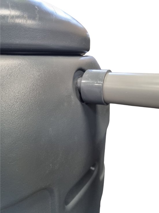 Harcostar Rainsaver Regenton 100 Liter Antraciet met Vulautomaat en 3 ...