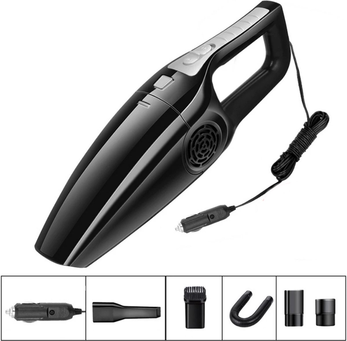 ClearChoice Kruimeldief - Stofzuiger Auto - 12V Krachtige Stofzuiger ...