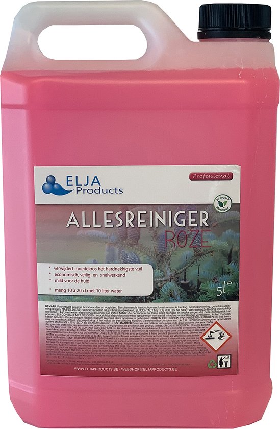 Elja Allesreiniger Roze | 5L | bol