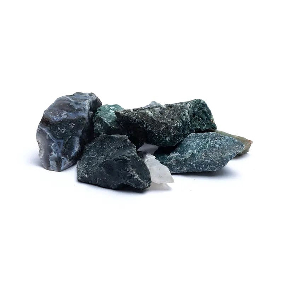 Ruwe Mosagaat Edelsteen - Aardend & Stabiliserend - 3 Tot 5cm ...