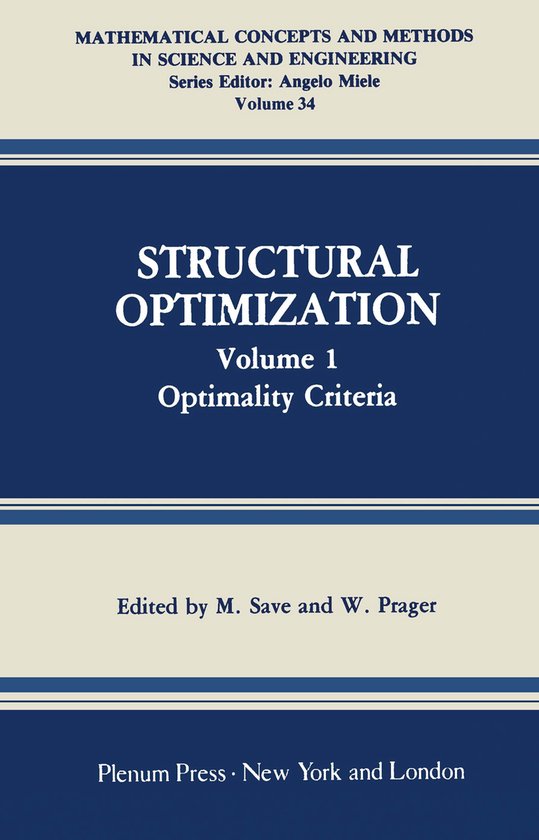 Structural Optimization | 9781461579236 | Boeken | bol