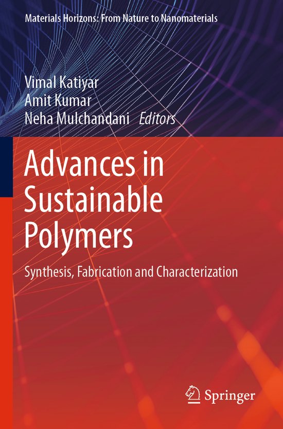 Advances in Sustainable Polymers | 9789811512537 | Boeken | bol