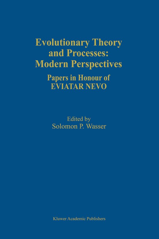 Evolutionary Theory and Processes: Modern Perspectives | 9789401060257 | Boeken | bol