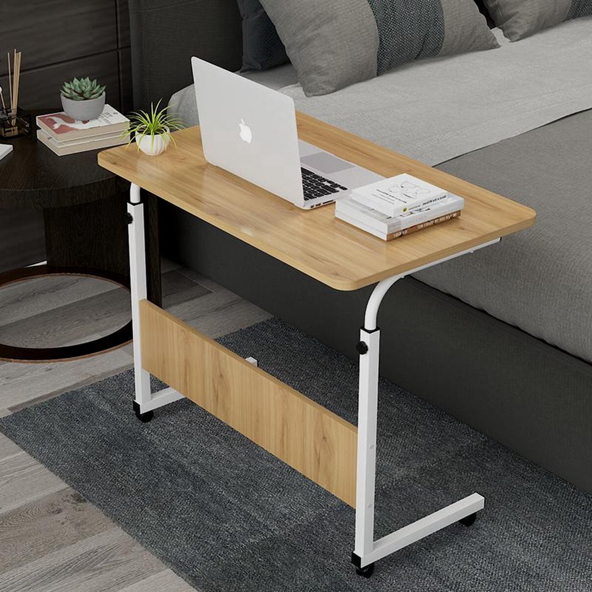 Bijzettafel - Laptop Tafel - Bedtafel - Bureautafel - Computertafel ...