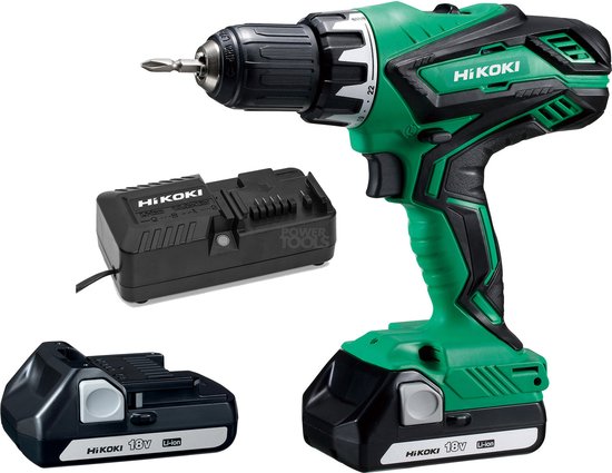 Hikoki Accuboormachine - DS18DJL WKZ 2x accu schroefmachine 18V 2,0Ah hsc II - lader -... | bol.com
