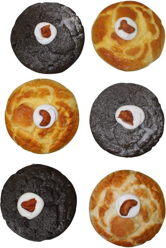 Namaak Muffin set - 6 stuks - chocolade/vanille | bol