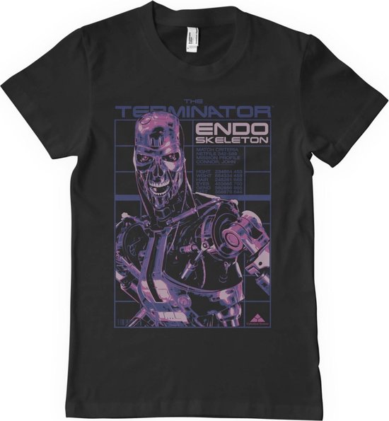 The Terminator Heren Tshirt -L- Endoskeleton Zwart | bol