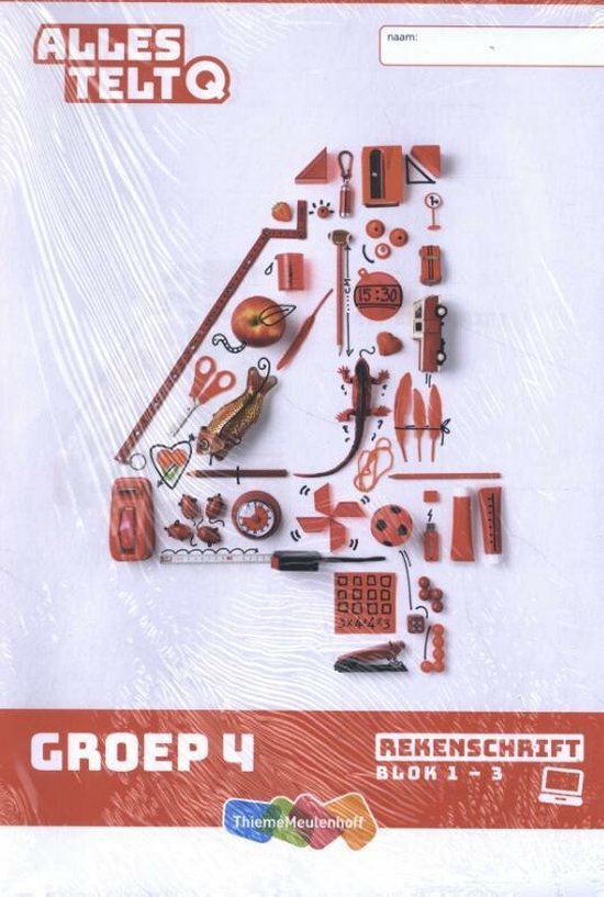 Alles telt Q Rekenschrift bij digitaal werken groep 4 (set a 5 ex) | 9789006919844 |... | bol