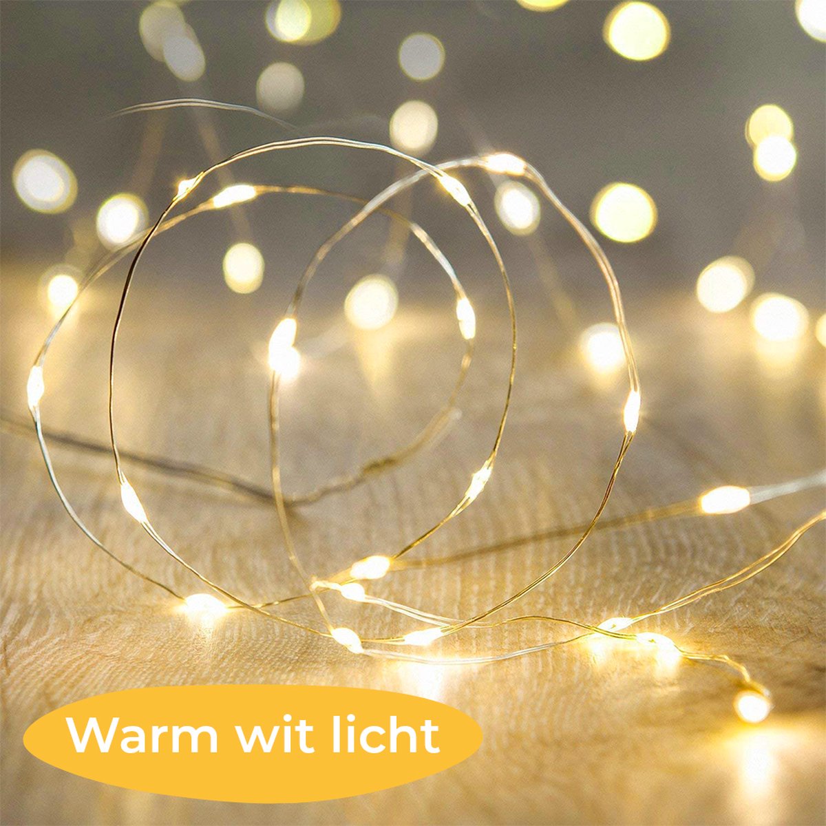 Lampjes Slinger – Fairy Lights – Kerstverlichting LED – Kamer Decoratie ...