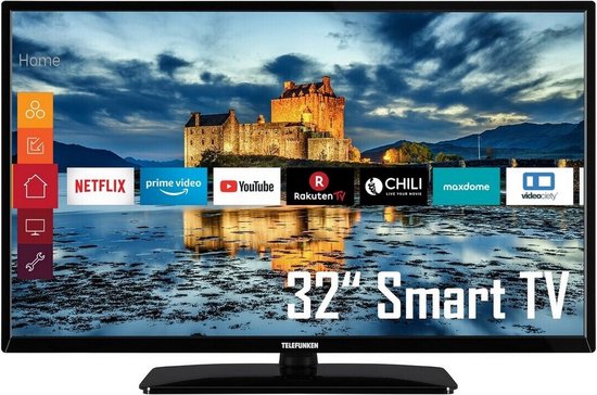 TELEFUNKEN D32H551N1CWI led-tv (32 inch (80 cm), HD Ready, Smart TV ...