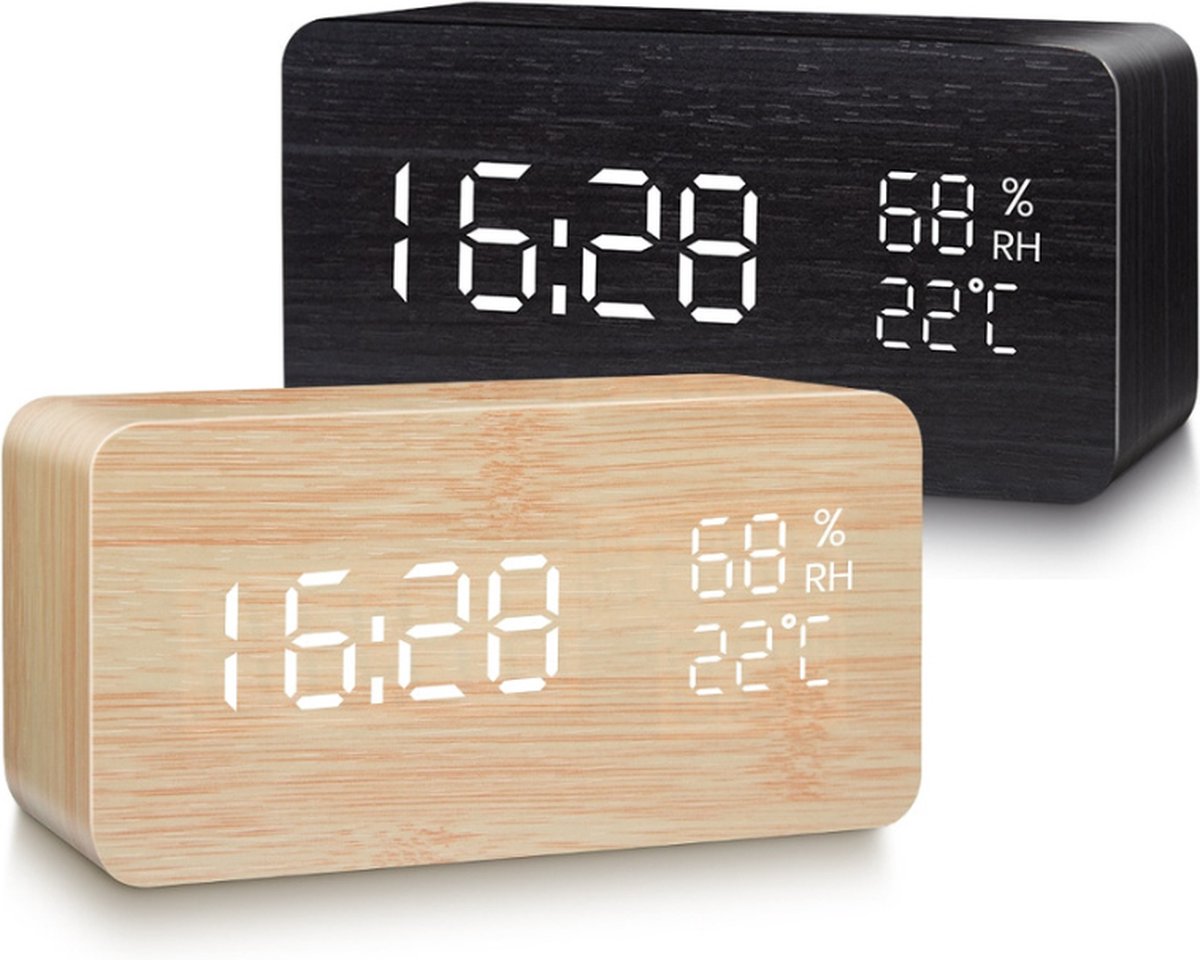 Arveso Wekker - Digitale Wekker - Wekker met Projectie - Reiswekker ...