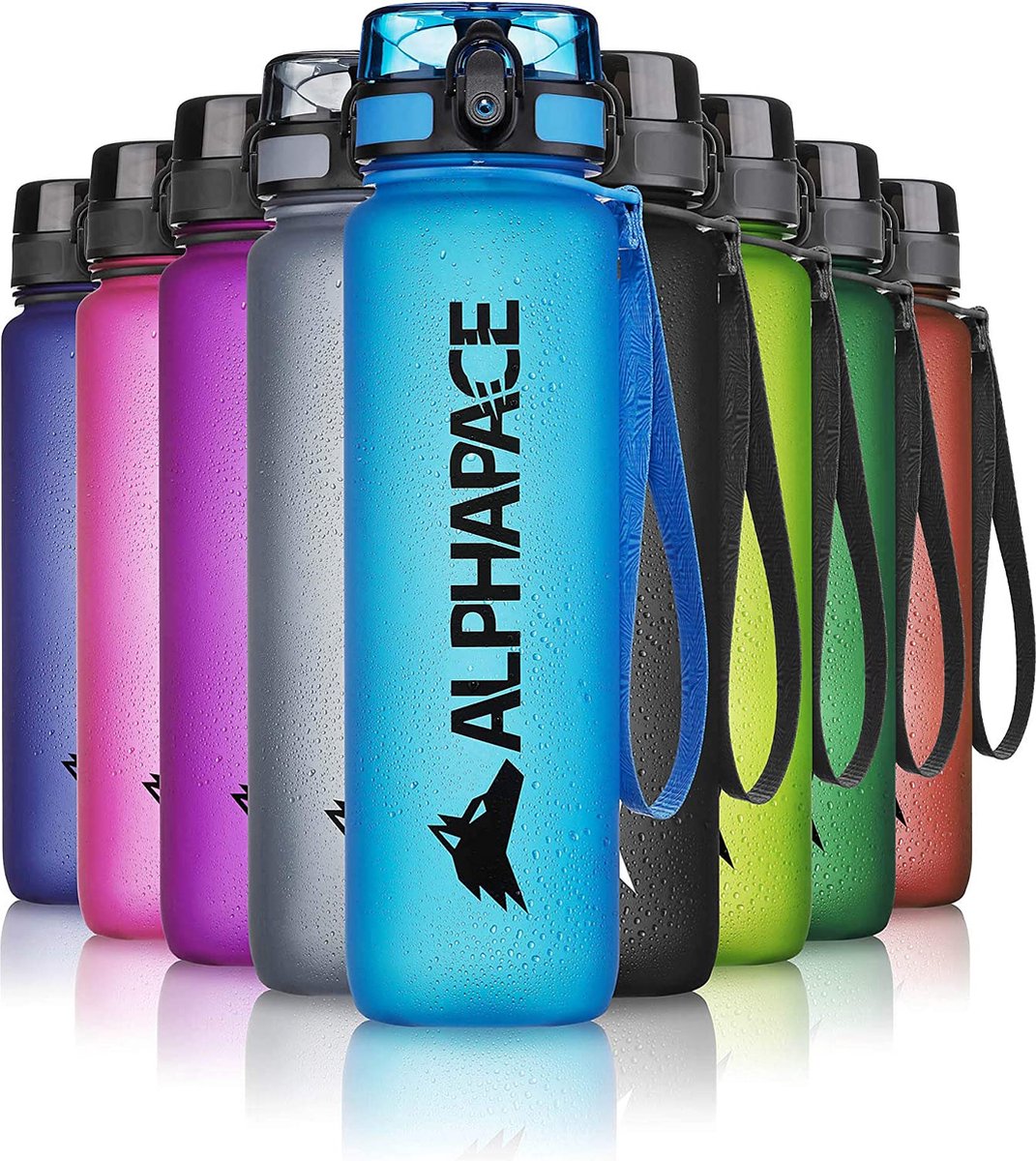 350ml/500ml/650ml/1000ml/1500ml, antilek BPA-vrij waterflesje met een ...