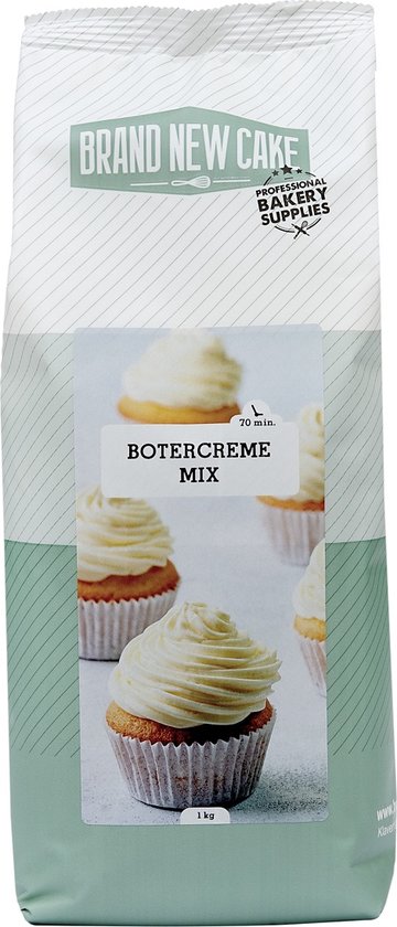 BrandNewCake Botercrème mix 1kg - Bakmix voor taart en cupcakes | bol