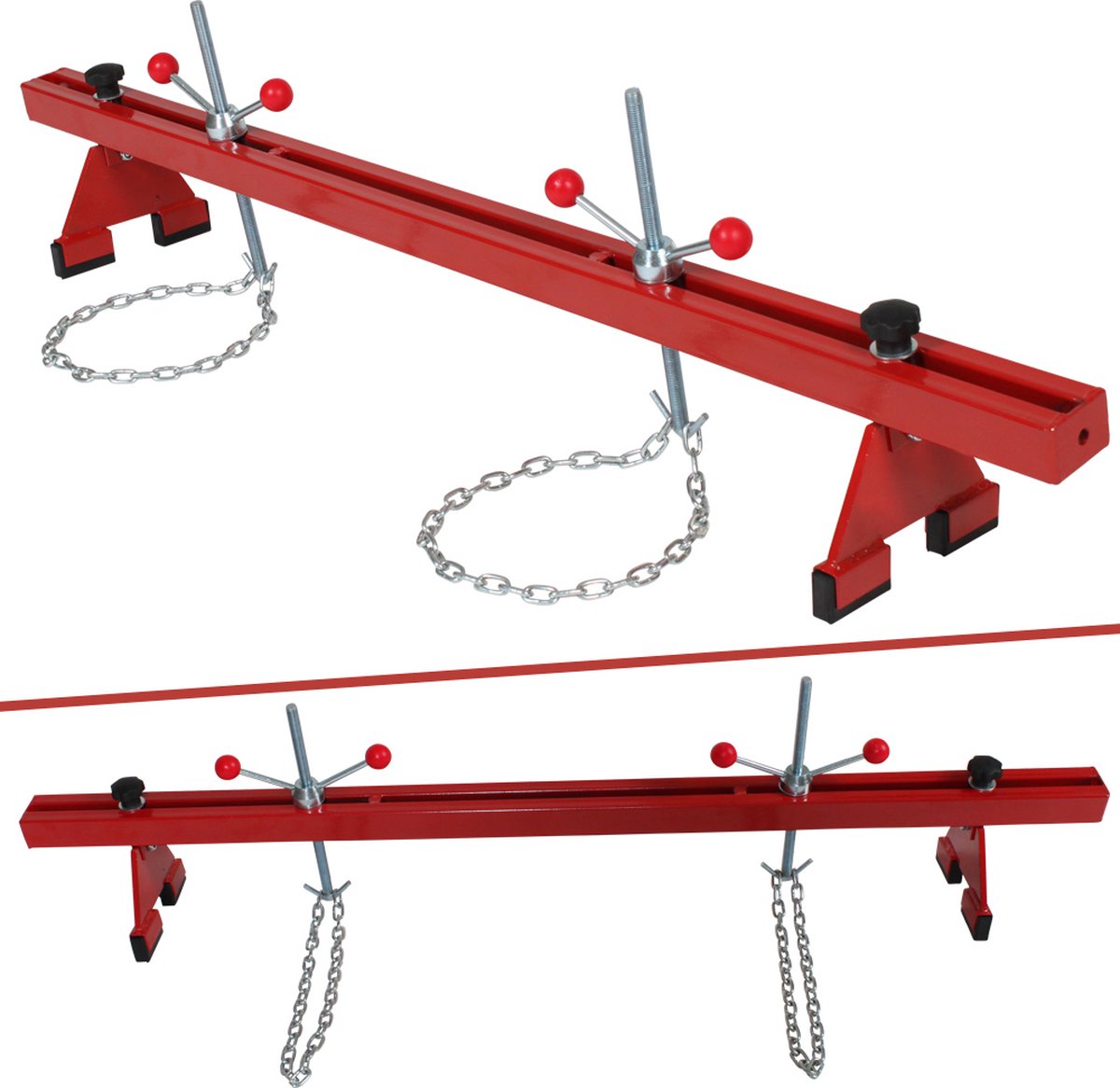 tectake Motorbrug Motorbalk tot 500kg - 400987 | bol.com