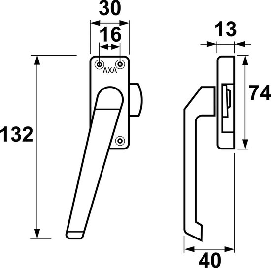 Axa Window Tree De Luxe - Sans faîtage - LS - F1 - 4 trous | bol.com