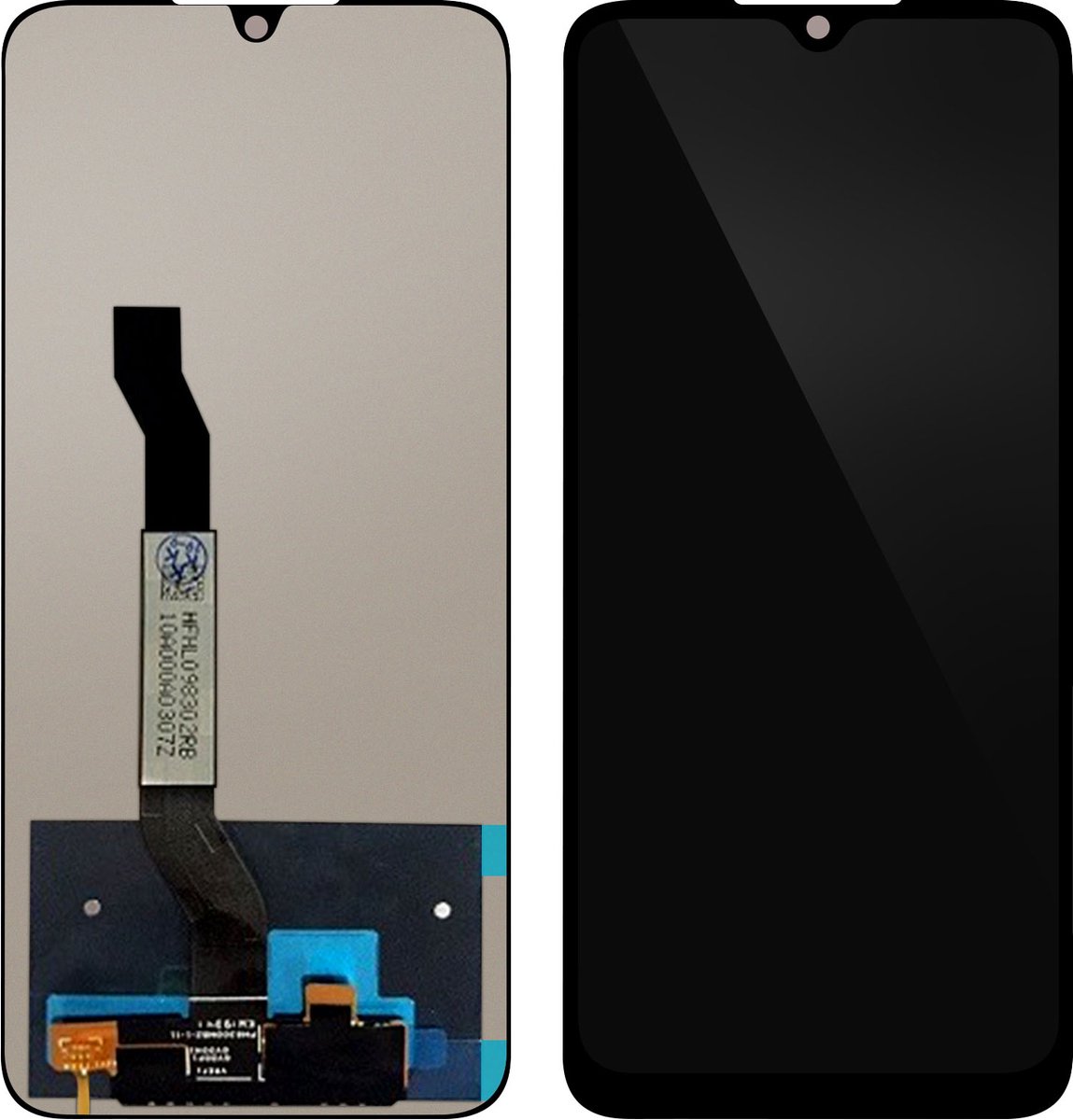 Compleet blok geschikt voor Xiaomi Redmi Note 8T LCD-Touchscreen zwart ...