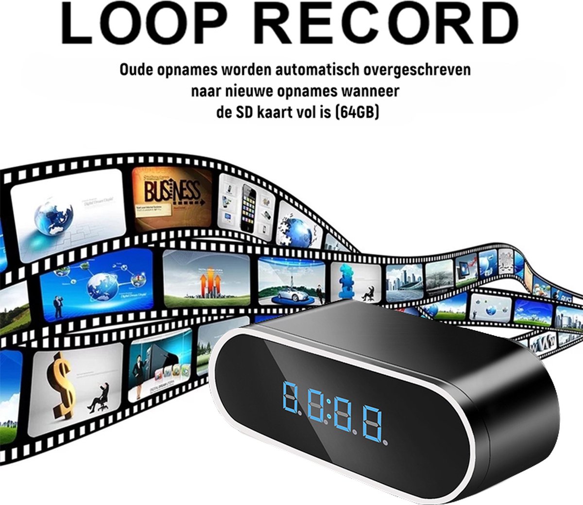 Spy Camera - Verborgen - Spionage - Geheime - Spion - Beveiliging - Wifi Met App -... | bol.com