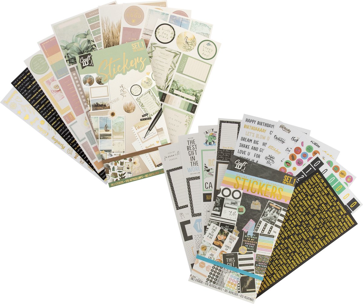 1000+ stickers - 40 stickervellen Voor Kinderen en volwassenen | Papier ...