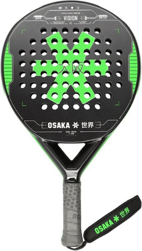 Osaka Padel - Racket Vision Control Frame 23 - Zwart Groen | bol.com