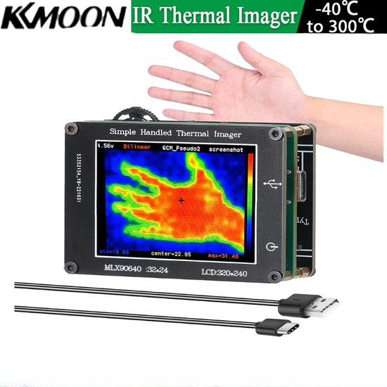 KMOON Warmtecamera met Infrarood Sensor-Warmtecamera-Warmtebeeldcamera ...