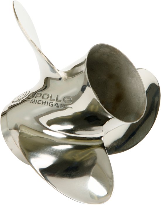 Michigan Wheel Apollo XHS 3-blads RVS Schroef 10-3/8"x14" rechts | bol