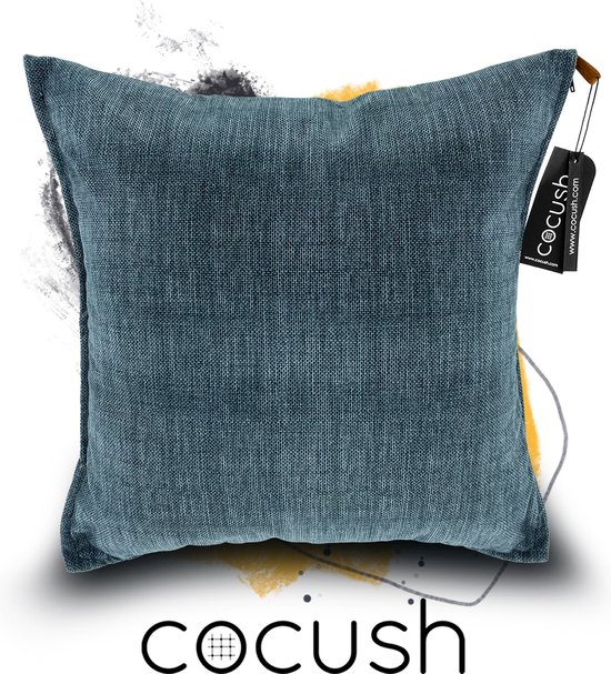 Cocush - RAIN - Kussenhoes Vloerkussen excl. Binnenkussen 70x70 cm - 1 ...