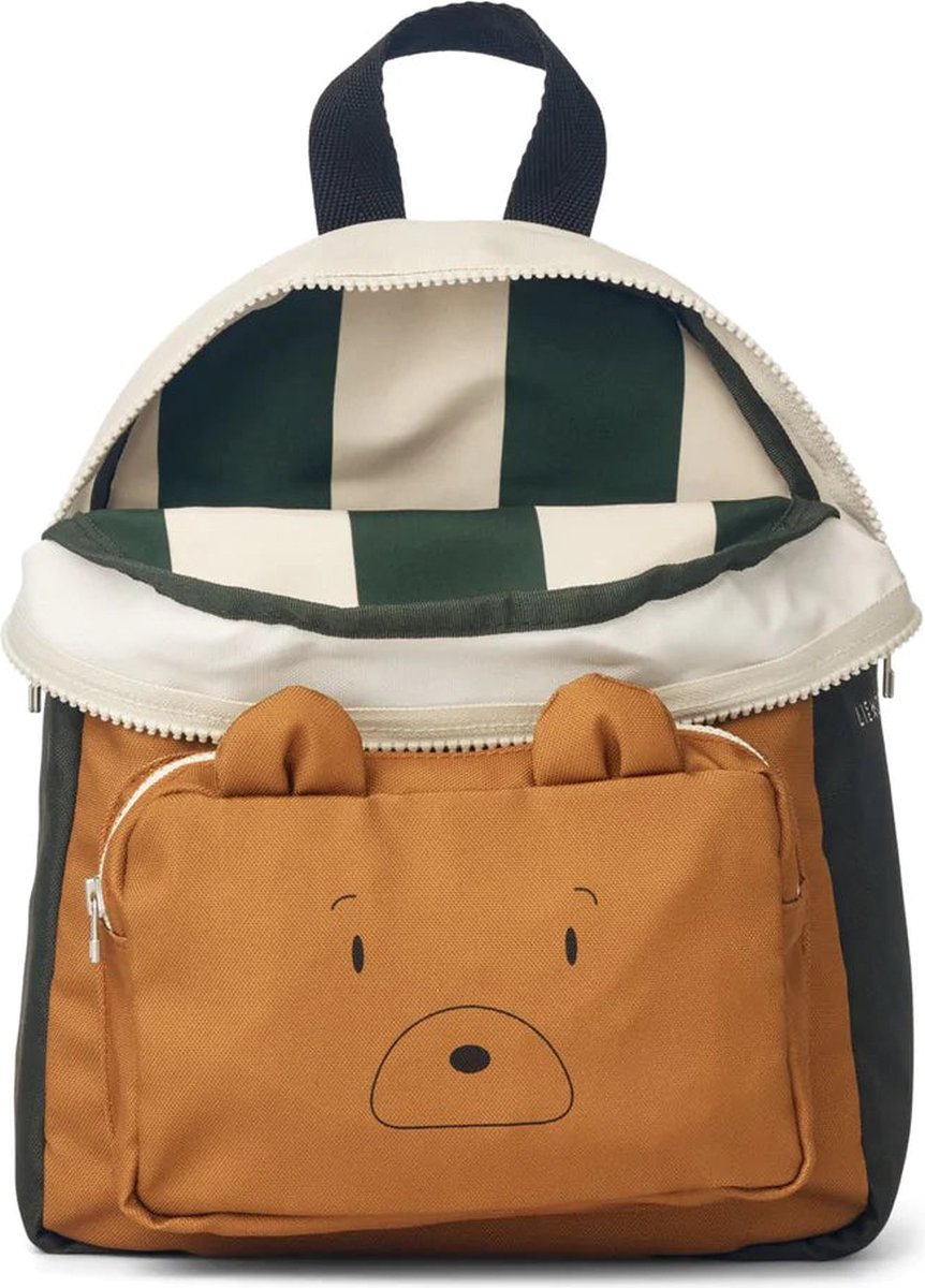 Liewood Allen rugzak / kleuterrugzak - Mr bear golden caramel mix | bol.com