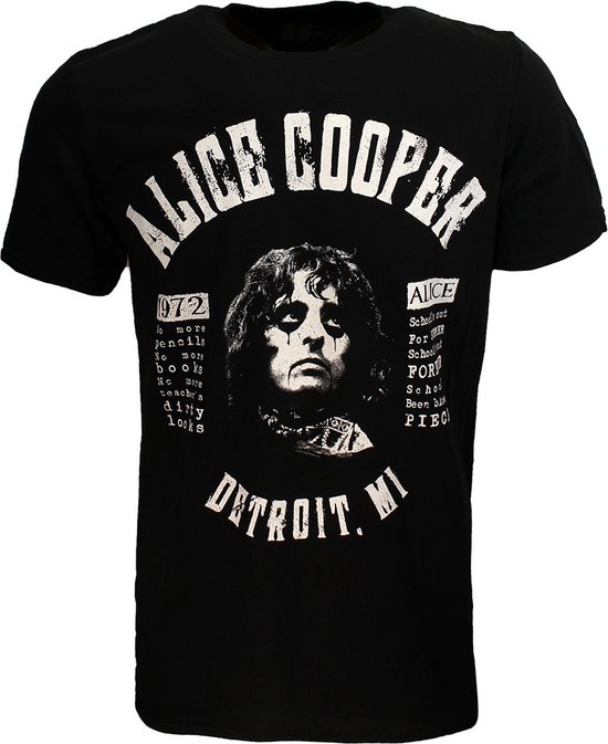 Alice Cooper School’s Out Lyrics T-Shirt - Officiële Merchandise | bol