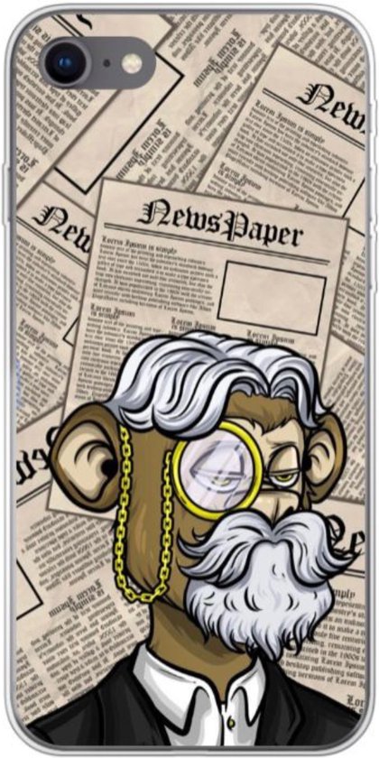 Phonegoat NFT Art iPhone SE 2020 Case Monkey x Professor | bol.com