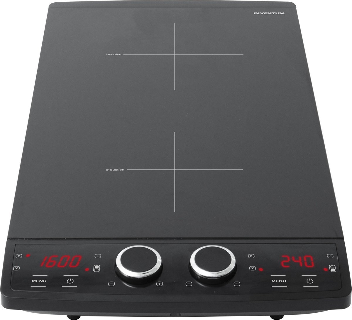 Inductie Kookplaat Vrijstaand - 2-Pits - Elektrisch - Keramisch - 2900W ...