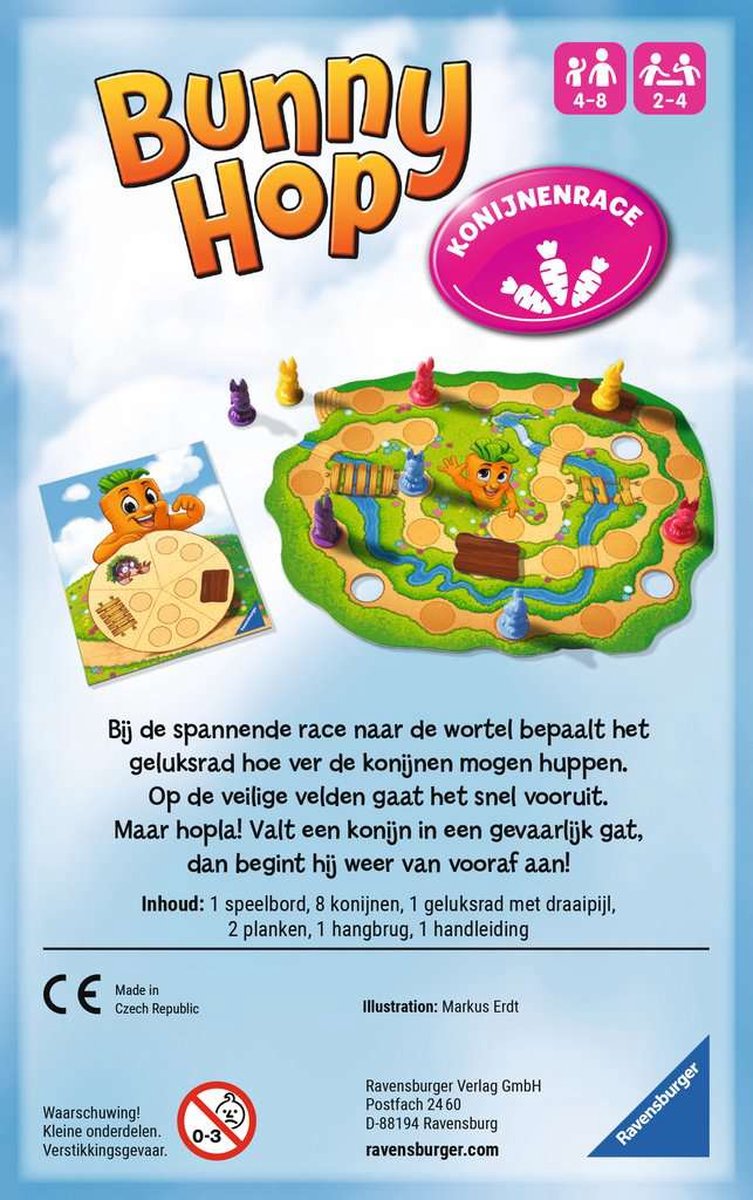 Ravensburger Bunny Hop - Bordspel | Games | bol.com