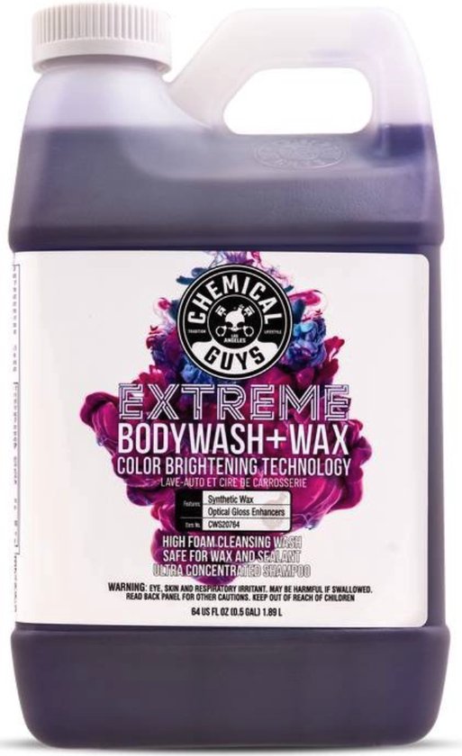 Chemical Guys Extreme Body Wash + Wax Gallon | bol.com