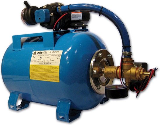 Hollex 12V Hydrofoor met Jabsco ParMax HD4 en 24 liter Druktank | bol