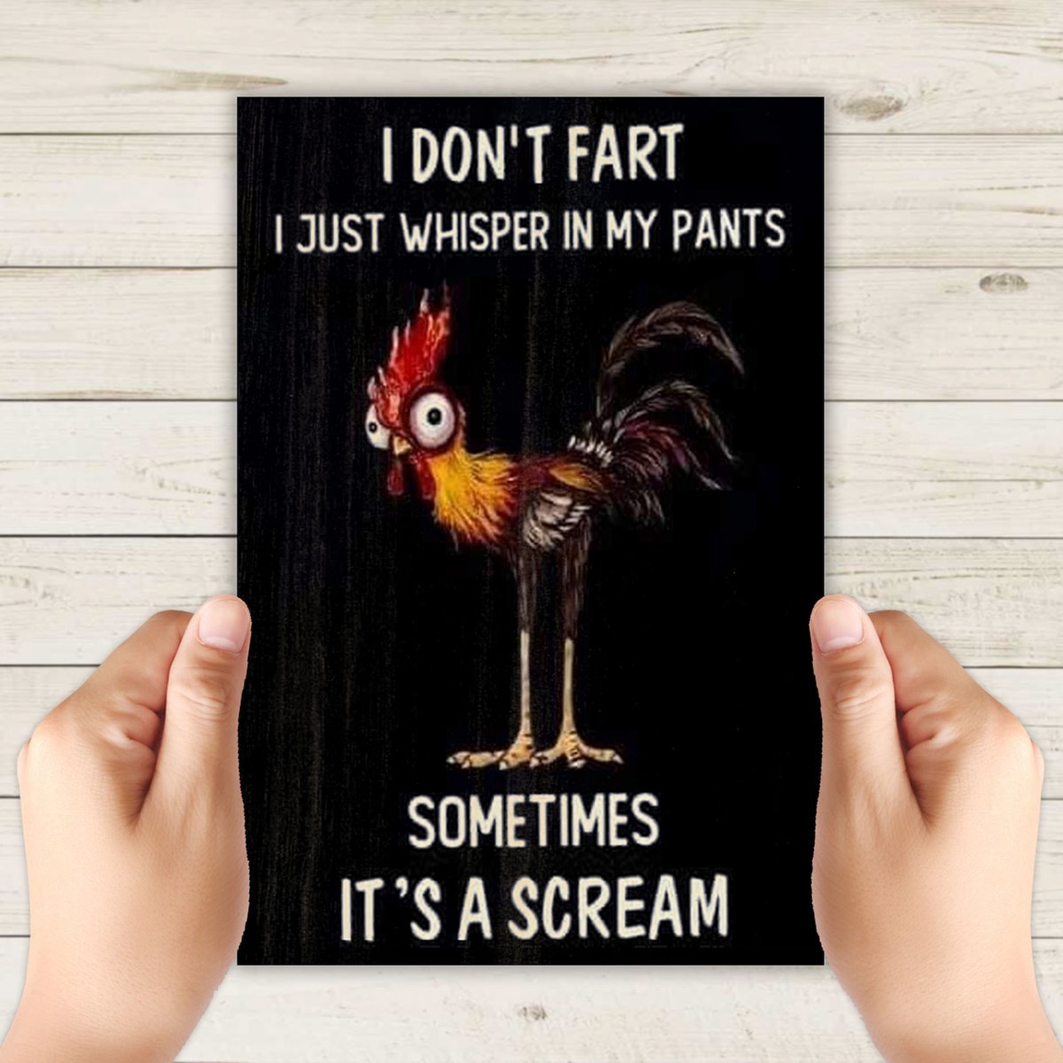 Spreukbord - Fart Scream - Scheet - Hout - Vintage - Grappig - Humor ...