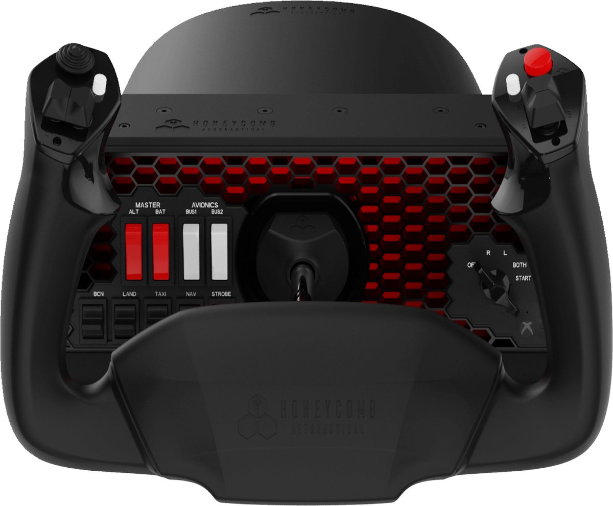 Honeycomb Alpha Flight Controls - Yoke & Switch Panel - PC/Xbox Series ...
