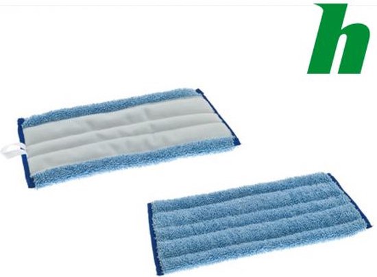 TASKI JM Ultra Damp mop 10st - 25 cm - Blauw - Microvezel mop voor ...