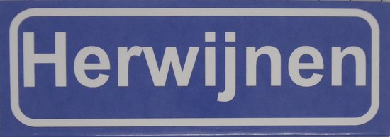 Koelkast magneet plaatsnaambord Herwijnen. | bol