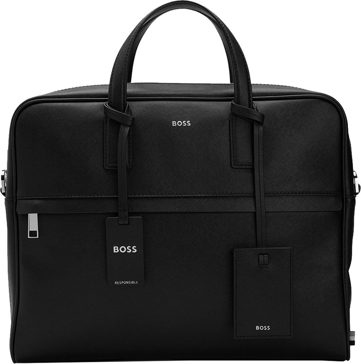 Boss Mannen Laptoptas / Werktas / Aktetas - Zair - Zwart - 15 inch ...