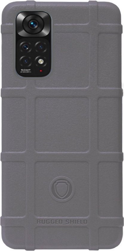 RUGGED SHIELD Rubber Bumper Case Hoesje Geschikt voor Xiaomi Redmi Note ...