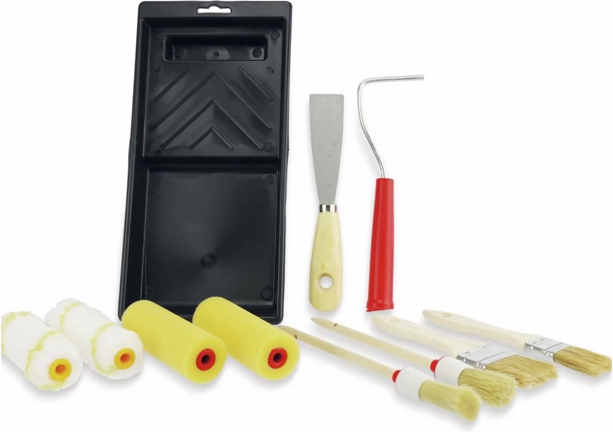 11-Delige Verfroller | Lak schilderset | Verfset | Muurverf set ...