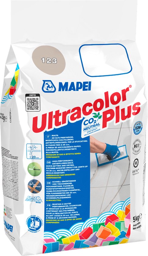 Mapei Ultracolor Plus 100 Wit 5kg | bol.com