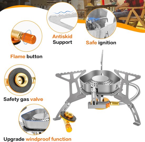 Campingkooktoestel - gaskoker - Camping gas stove | bol