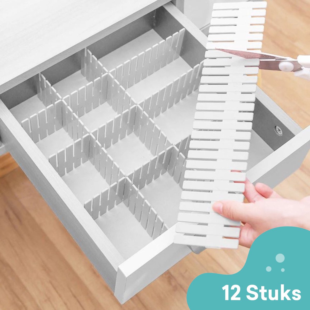 Yourganized Ladeverdeler - Lade organizer - Set van 12 - Voor Kleding ...