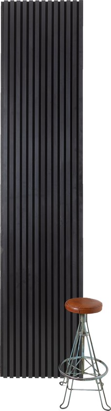 Akupanel / akoestische wandpaneel / lattenwand / 280x60 / Zwart | bol