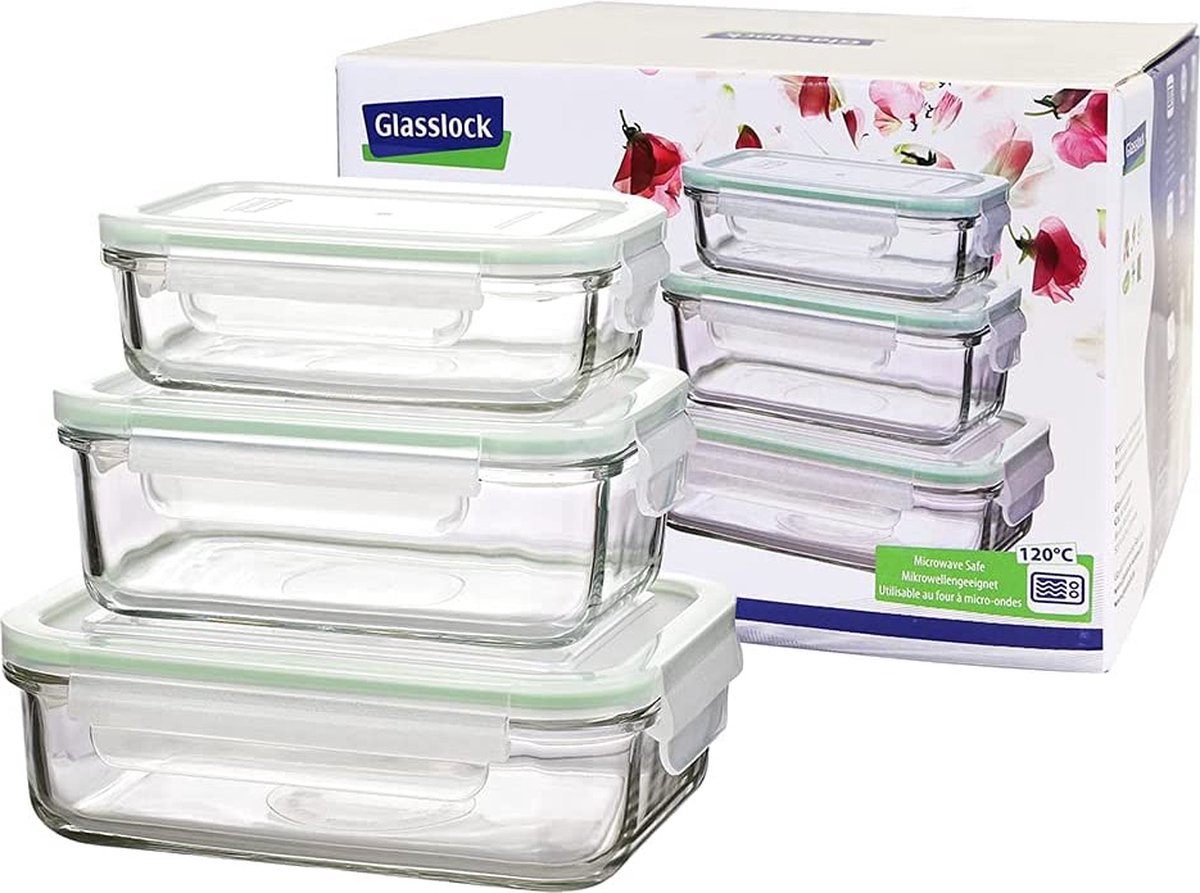 voedselopslagcontainer / Glass Food Storage Containers - Luchtdicht ...