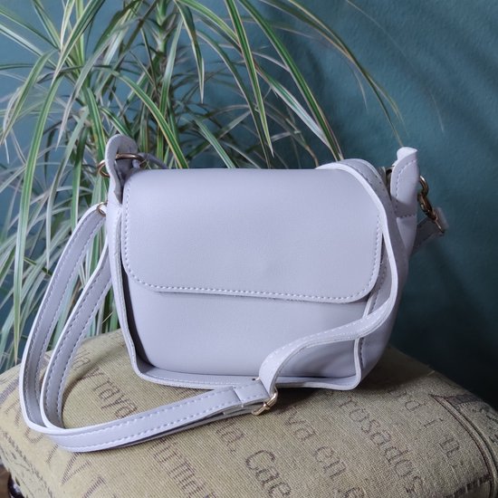 Musthaves Clutch grijs Handtas PU lederen Ketting handvat | bol.com