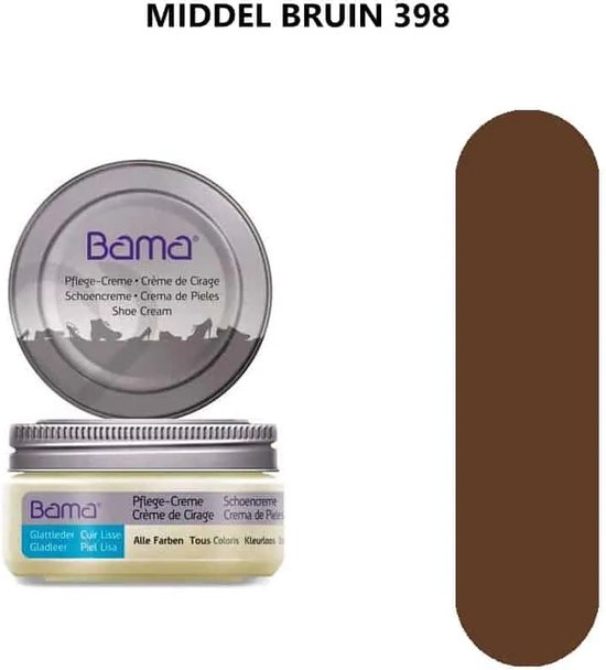 Bama Schoencreme - Middenbruin - 50ml | bol